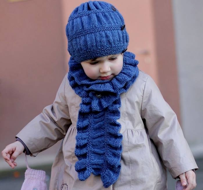 erkek bebek için mavi örgü bere ve atkı modeli – Örgü Dantel ve El ... erkek bebek için mavi örgü bere ve atkı modeli – Örgü Dantel ve El ...